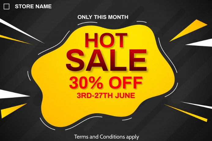 hot sale flyer Template | PosterMyWall