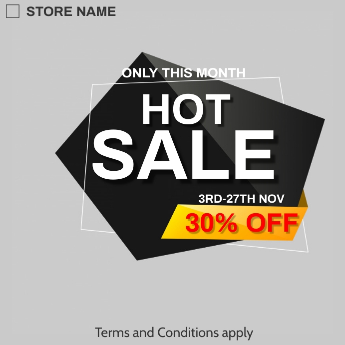 hot sale offer flyer Template | PosterMyWall