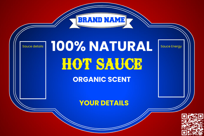 hot sauce label design Template | PosterMyWall