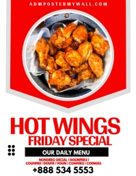 hot wings Template | PosterMyWall