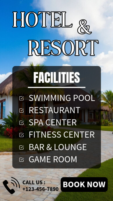 Hotel & Resort Template | PosterMyWall