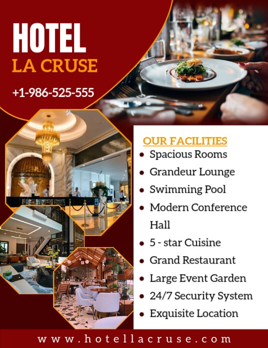 Hotel & Resort Flyer Ad Template | PosterMyWall