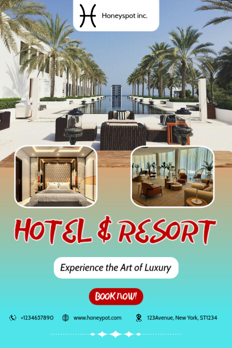 Hotel & Resort Poster Template | PosterMyWall