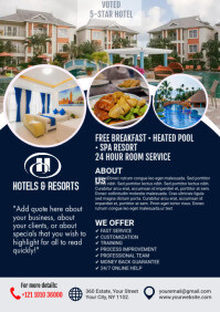 Large Hotel Professional Advertisement Flyer Template | PosterMyWall