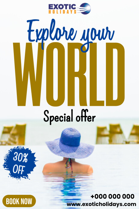 Hotel accommodation flyer Template | PosterMyWall