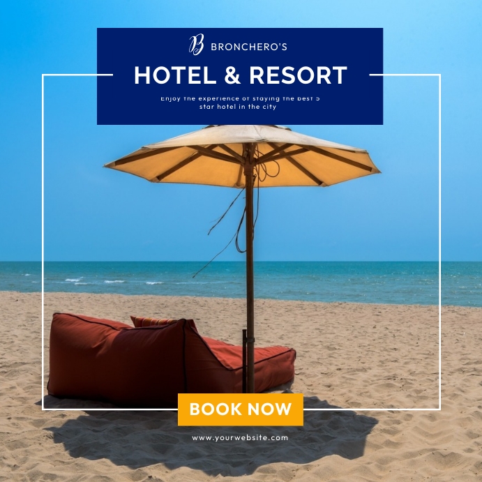 Hotel and resort Template | PosterMyWall