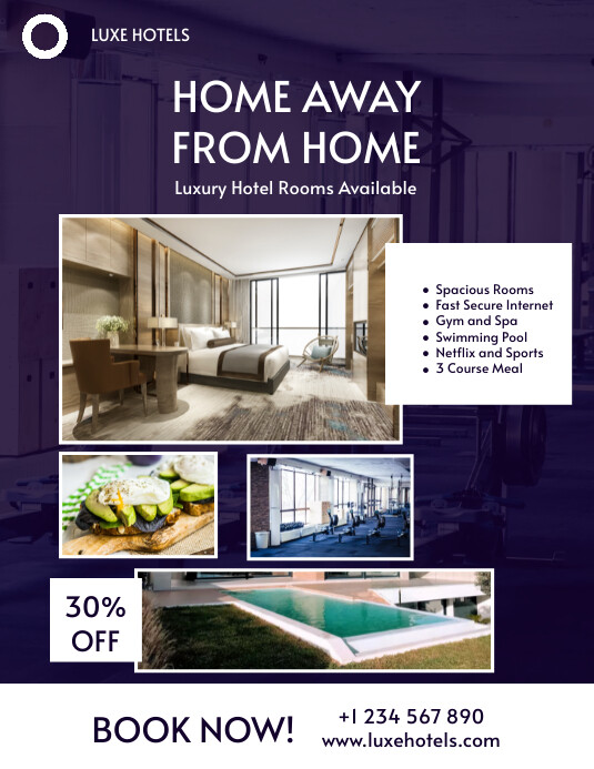 hotel and resort Template | PosterMyWall