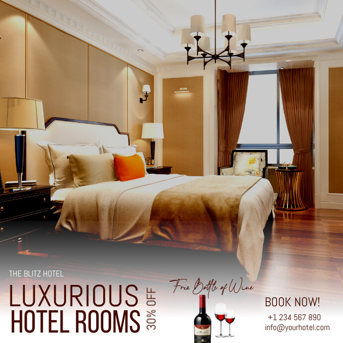 hotel and resort Template | PosterMyWall