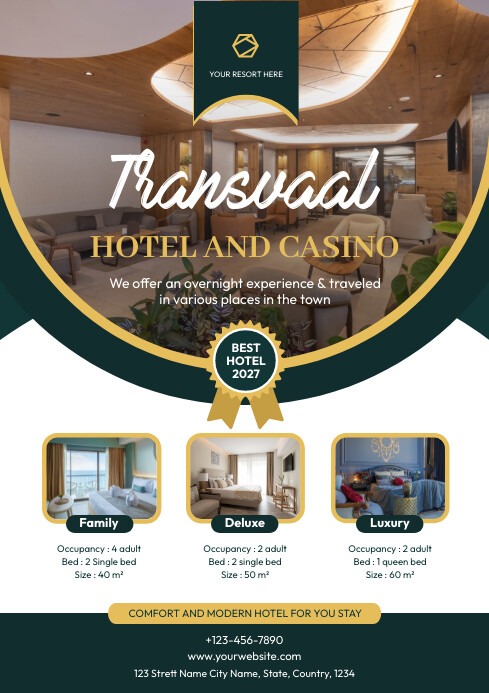 Hotel And Resort Flyer Template | PosterMyWall