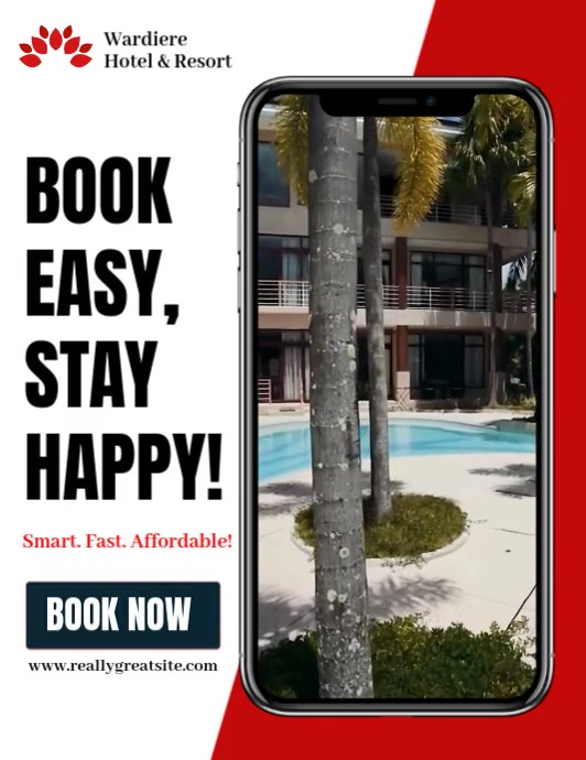 Hotel Booking Template | PosterMyWall