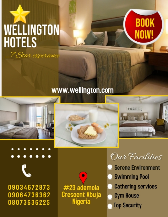 hotel Template | PosterMyWall