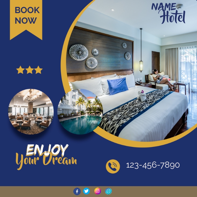 Hotel Template | PosterMyWall