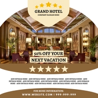 Hotel Discounts Poster Template | PosterMyWall