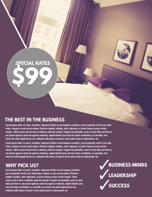 Hotel Template | PosterMyWall