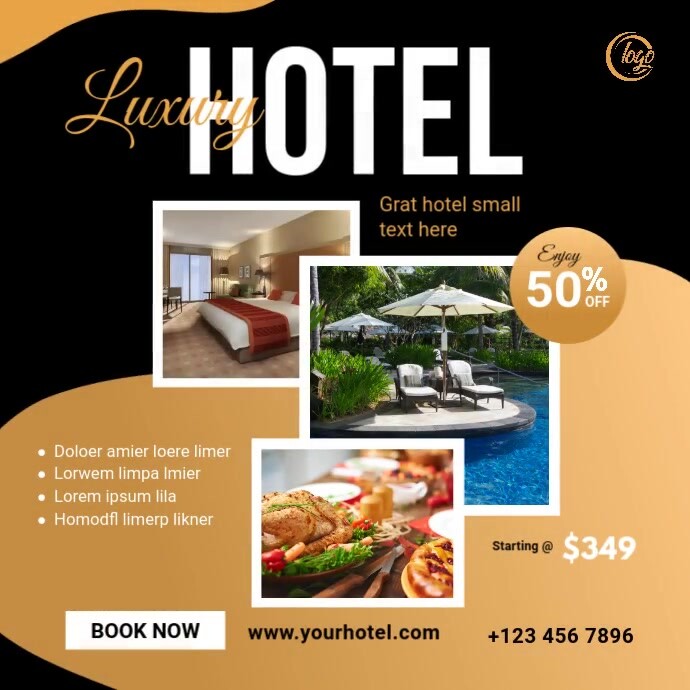 Copy of Hotel Offer Banner Ad Template | PosterMyWall