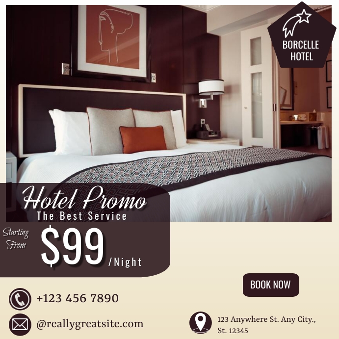 Hotel Promo Template Poster | PosterMyWall