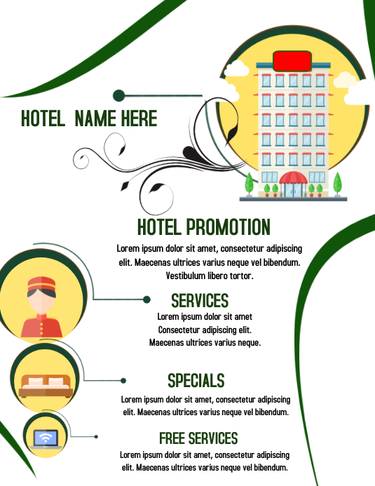 Hotel Promotion Design Template | PosterMyWall