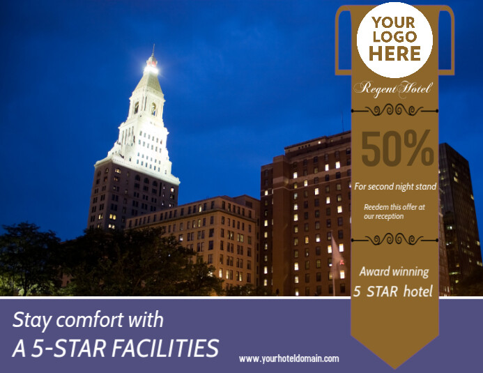 Hotel Promotion Flyer Template | PosterMyWall
