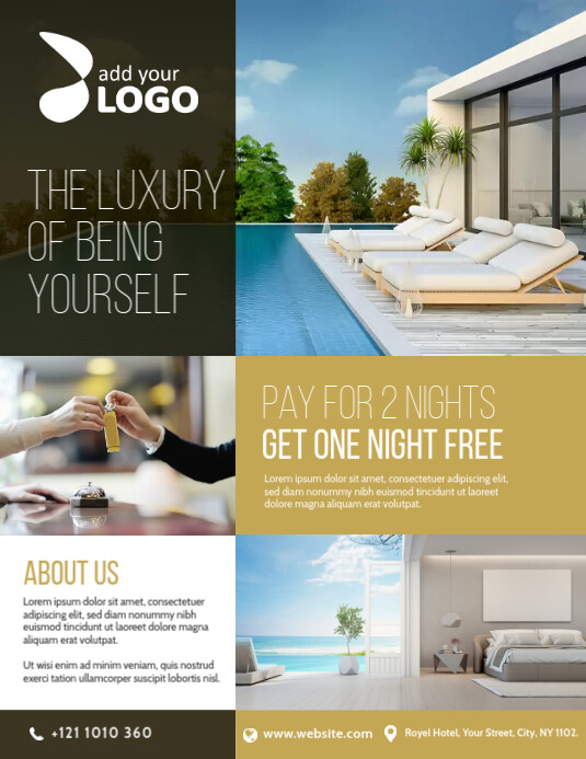 Hotel Promotion Flyer Template | PosterMyWall