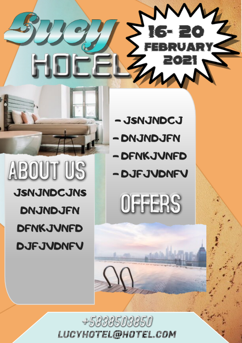 Hotel Promotion template | PosterMyWall