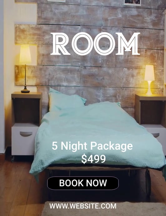 Copy of Hotel Room Booking | PosterMyWall