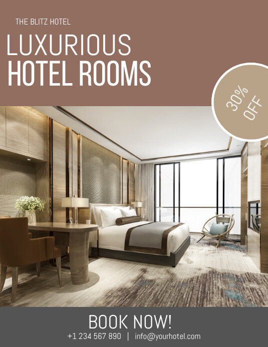 Copy of hotel room | PosterMyWall