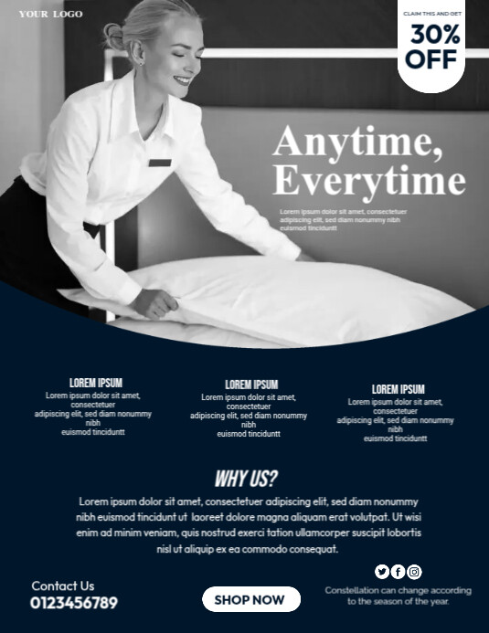 Copy of Hotel Services Ads | PosterMyWall