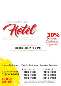 Romantic Hotel Promo Template | PosterMyWall