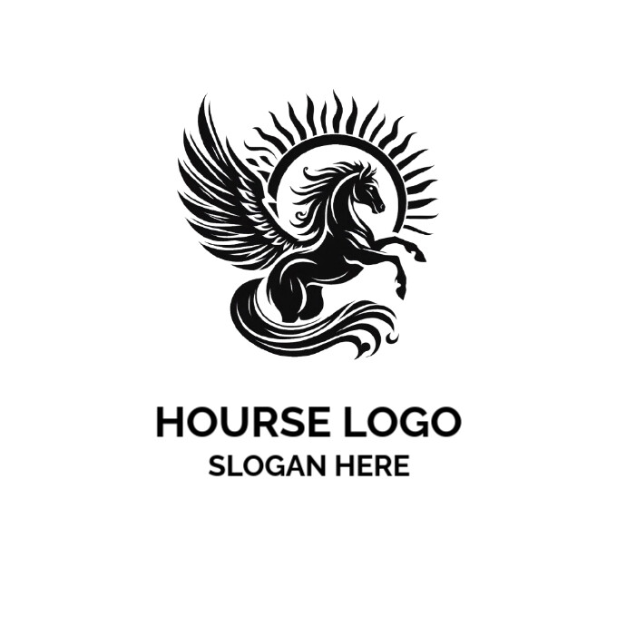 Plantilla de HOURSE LOGO | PosterMyWall
