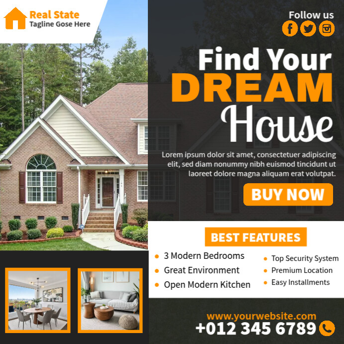 House Ads Template | PosterMyWall