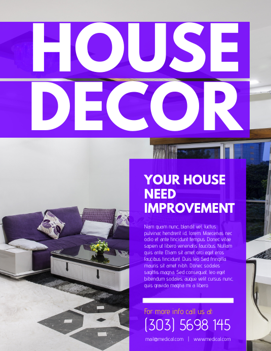 House Decor Flyer Template | PosterMyWall
