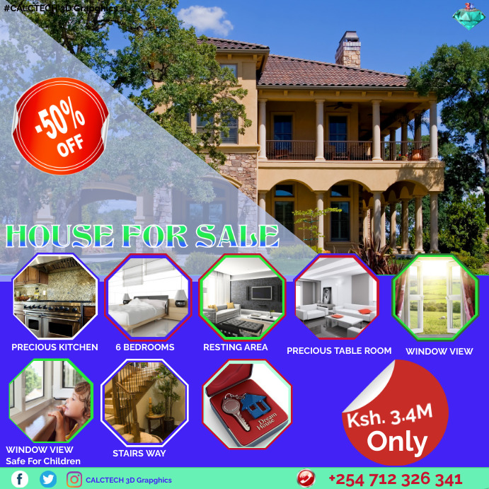 Copy of house | PosterMyWall