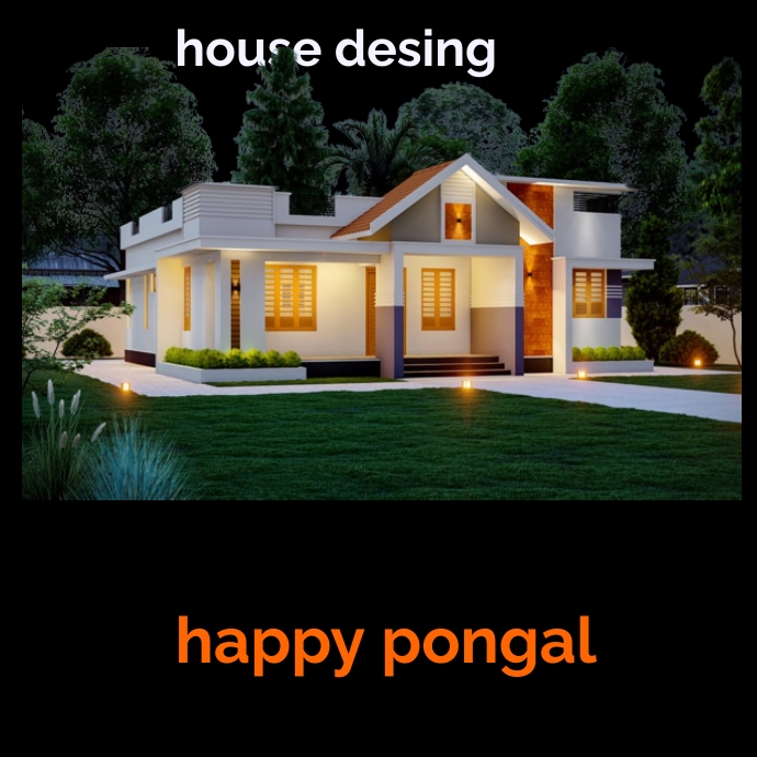 Desain Rumah Templat | PosterMyWall