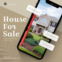HOUSE FOR SALE INSTAGRAM POST Template | PosterMyWall
