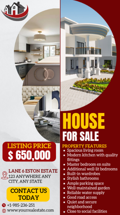 House for Sale Ad Template | PosterMyWall