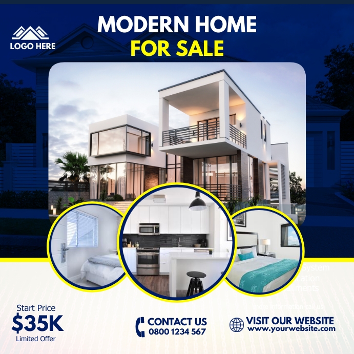 House for sale advert template | PosterMyWall