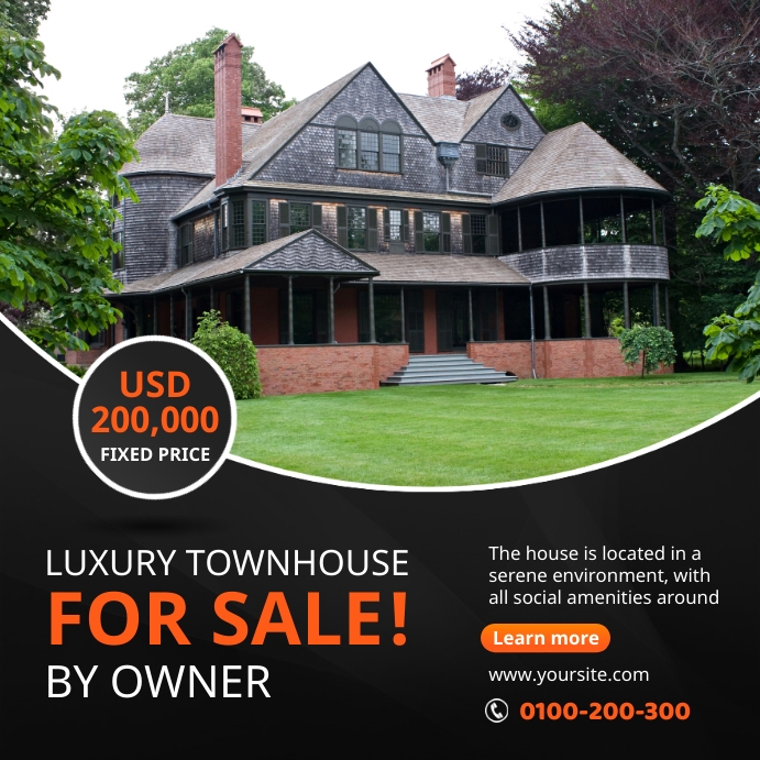 House for sale Template | PosterMyWall