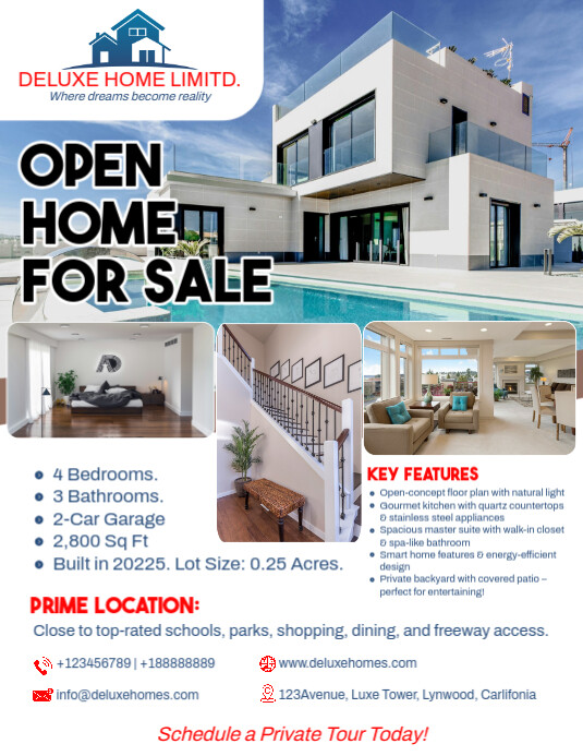 Plantilla de House for Sale Real Estate Ad | PosterMyWall