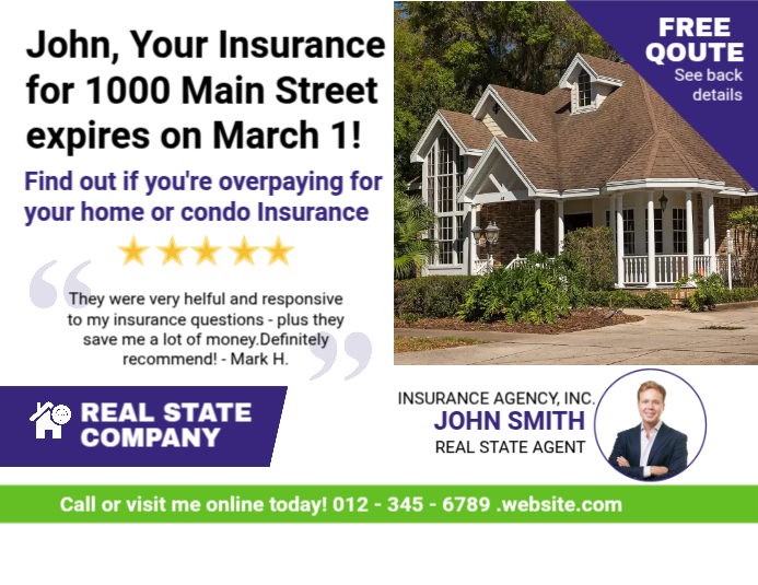 House Insurance Ads Template | PosterMyWall