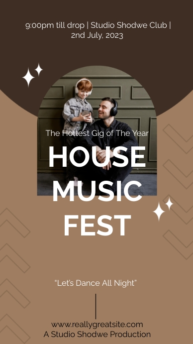 Copy of HOUSE MUSIC FEST | PosterMyWall
