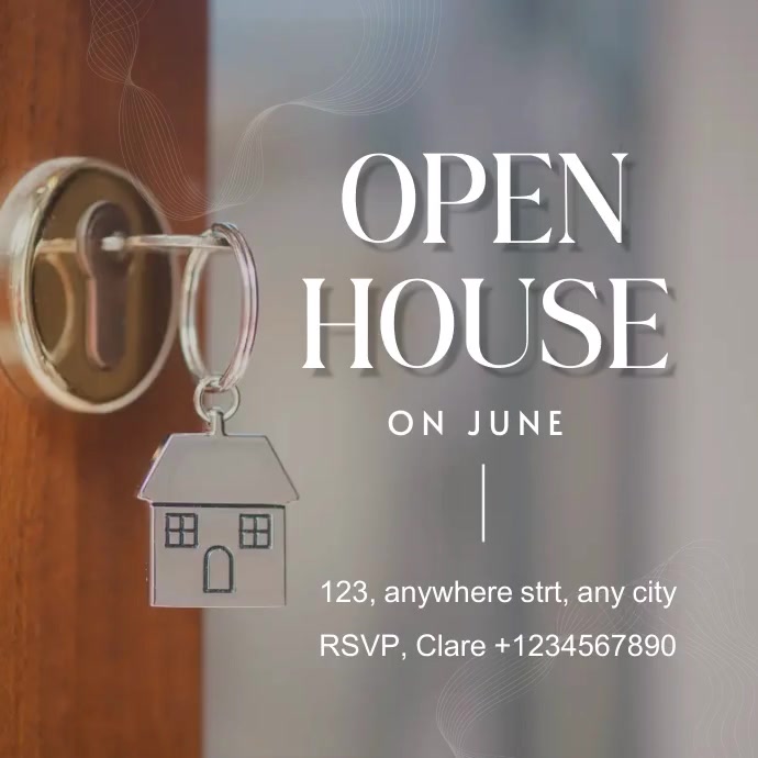 House Opening Templat | PosterMyWall