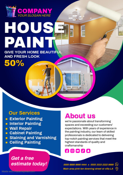 Copy of House paint | PosterMyWall