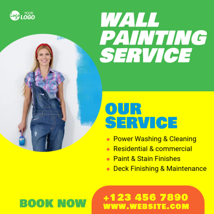 House Painting Service Template | PosterMyWall