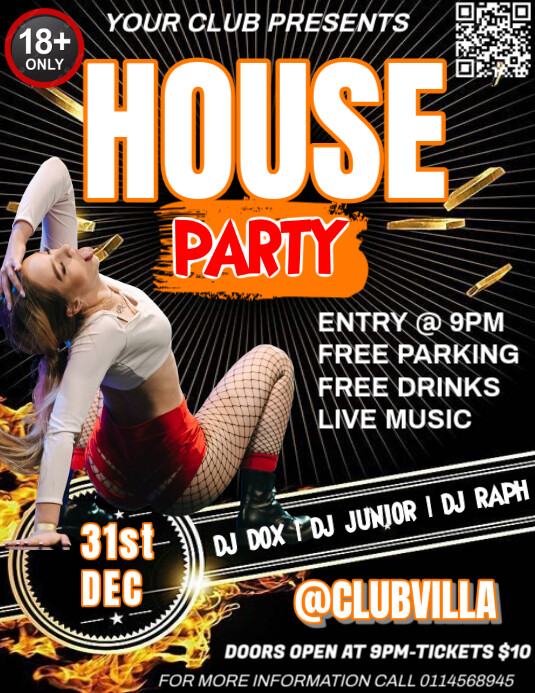 House party Template | PosterMyWall