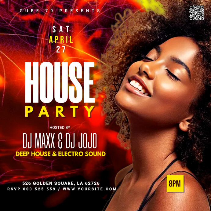 House party Template | PosterMyWall