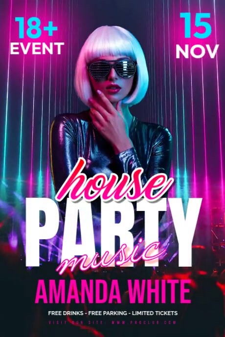 House Party Template | PosterMyWall