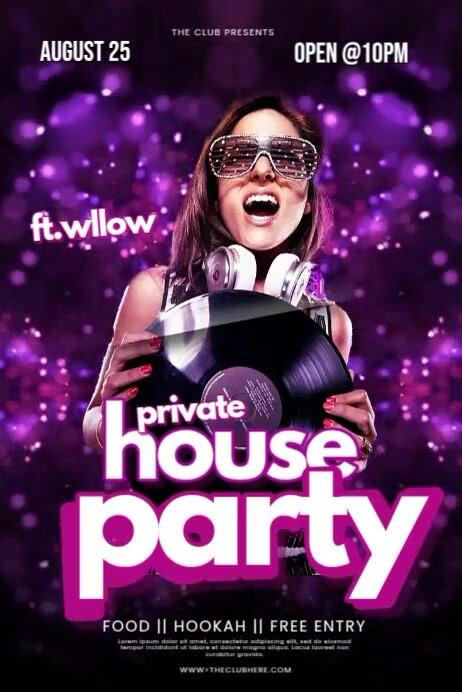 House Party Video Template | PosterMyWall