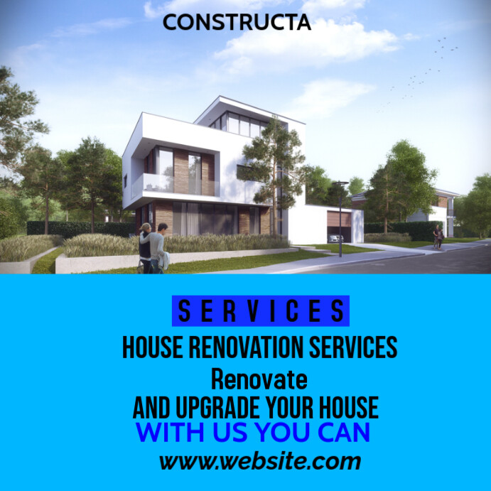 House Renovation Services Instagram Post Template | PosterMyWall