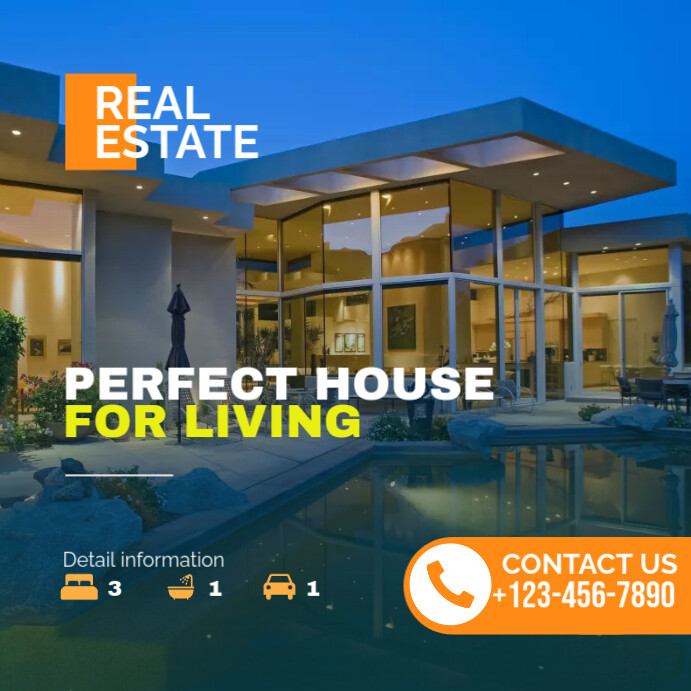 HOUSE RENT Template | PosterMyWall