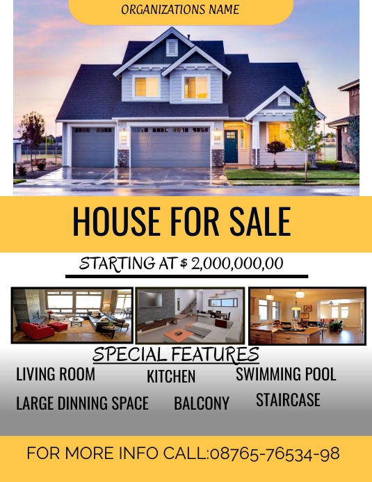 HOUSE SALE Template | PosterMyWall